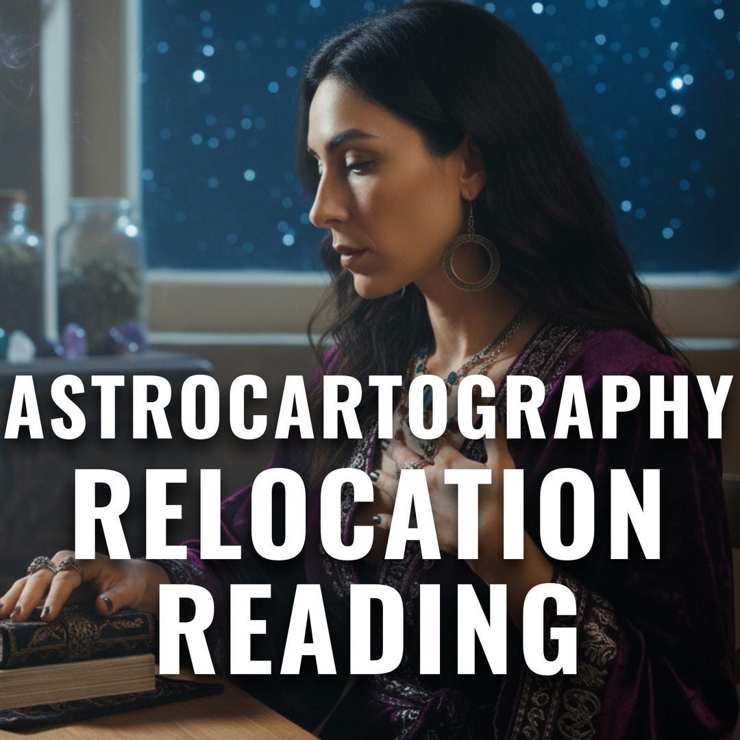 Astrocartography Relocation Reading, My Best Places, In-depth ...