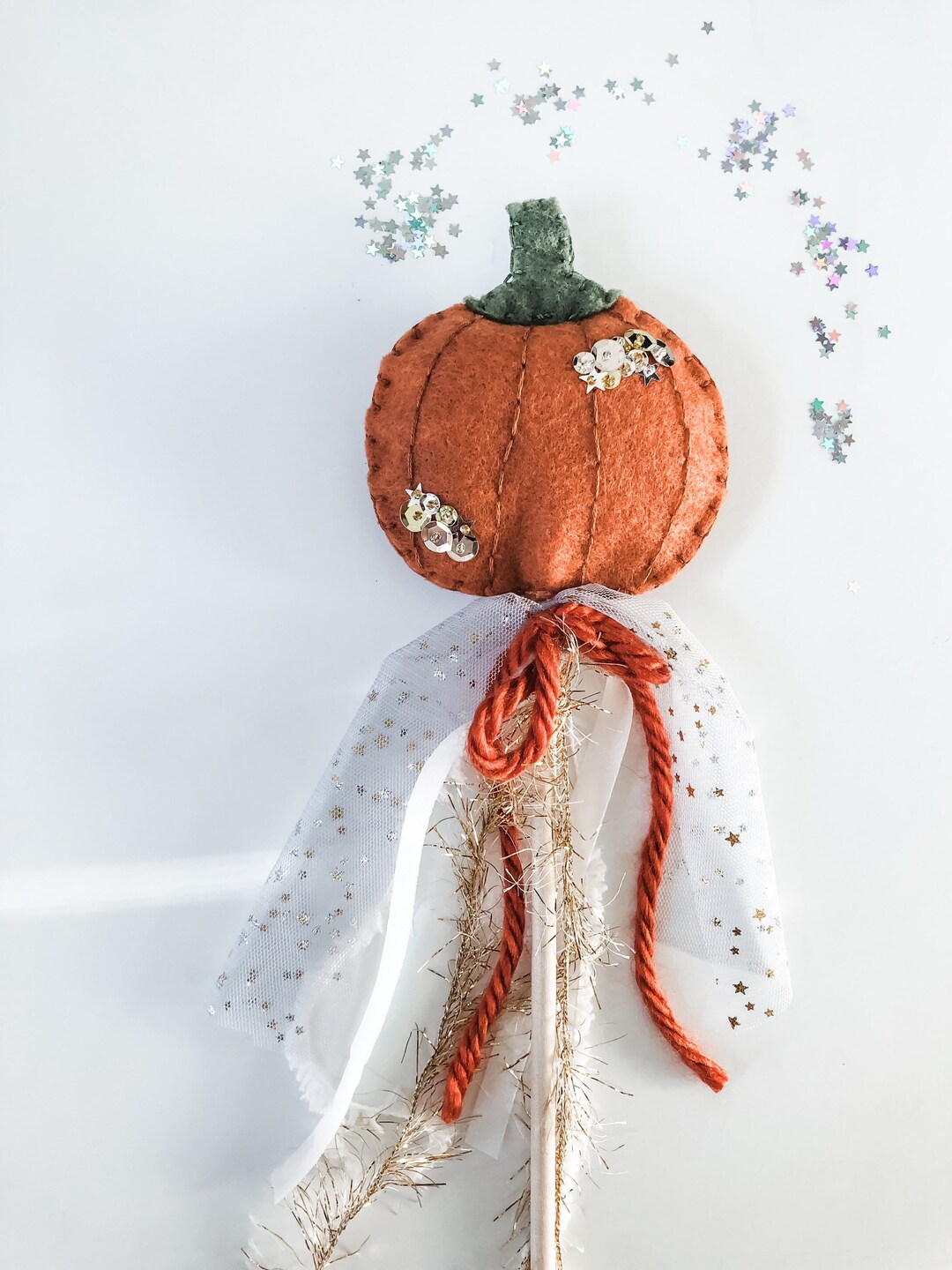Pumpkin Wand//magicwand•halloween Wand•woodenwand•animalwand•flower ...