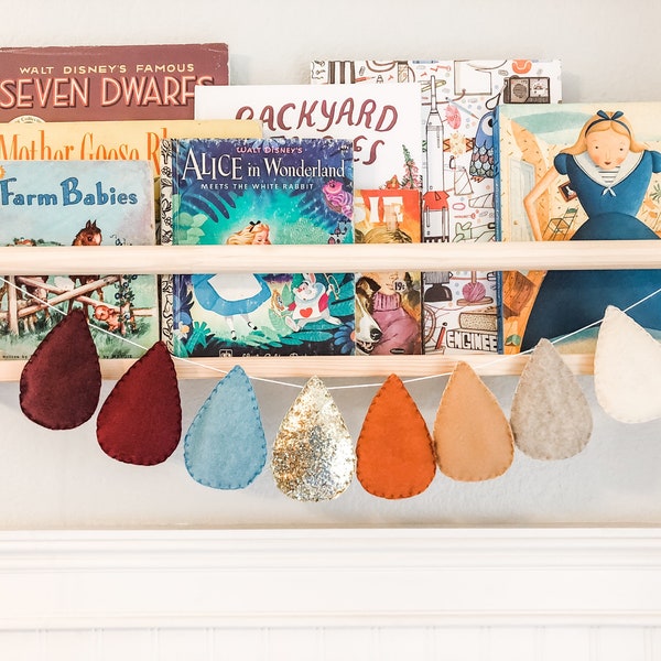 Raindrop Banner - Etsy