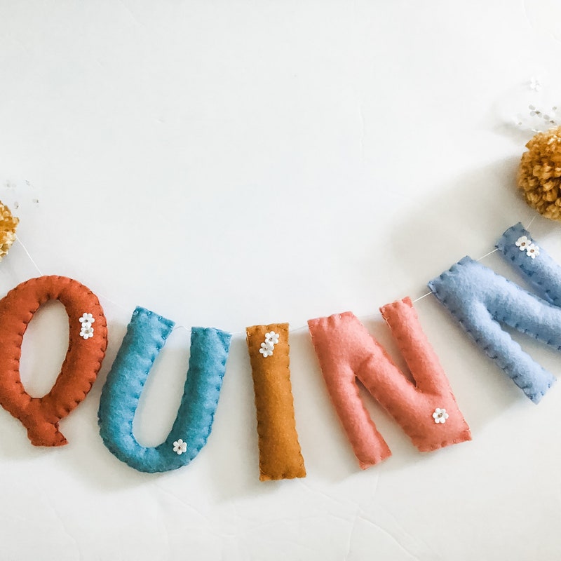 Felt Name Garland - Etsy