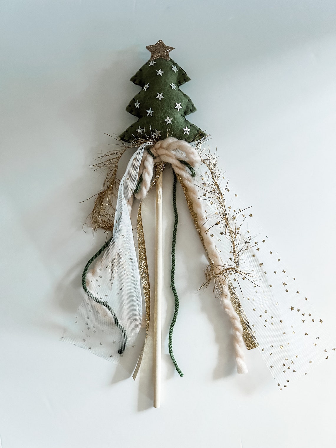 Christmas Tree Wand//magicwand•christmas Wand•woodenwand•animalwand ...