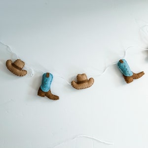 Cowgirl Garland//pompom Garland•felt Banner•walldecor•party Decor ...