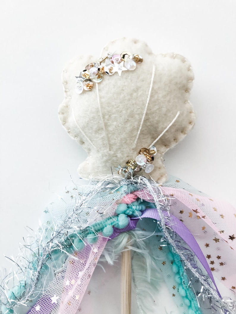 Mermaid Wand//magicwand•mermaid•woodenwand•animalwand•flower Wand ...