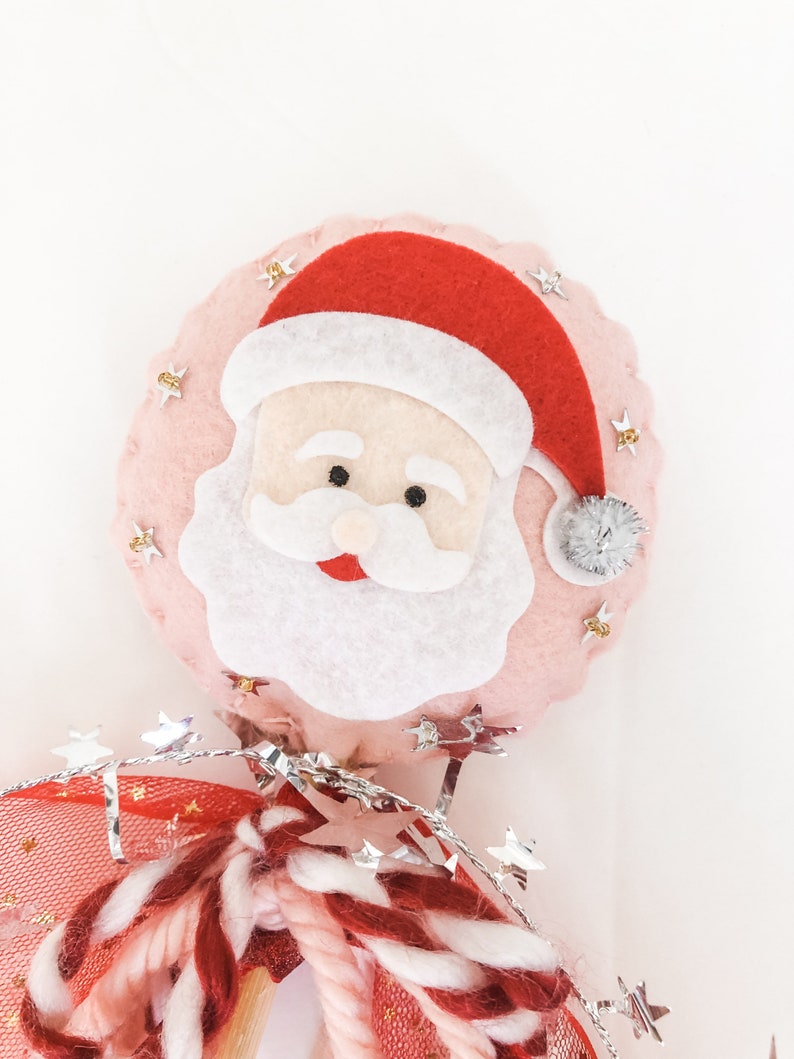 Santa Wand//magicwand•christmas Wand•woodenwand•animalwand•flower Wand ...