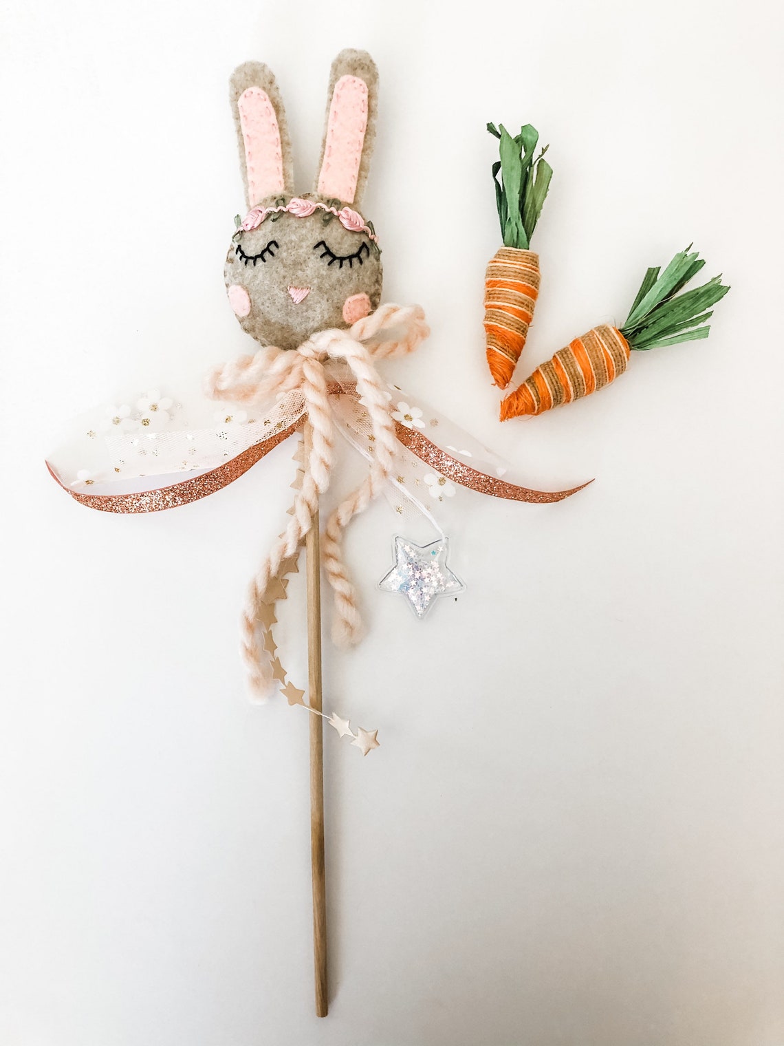 Bunny Wand//magicwandeaster - Etsy