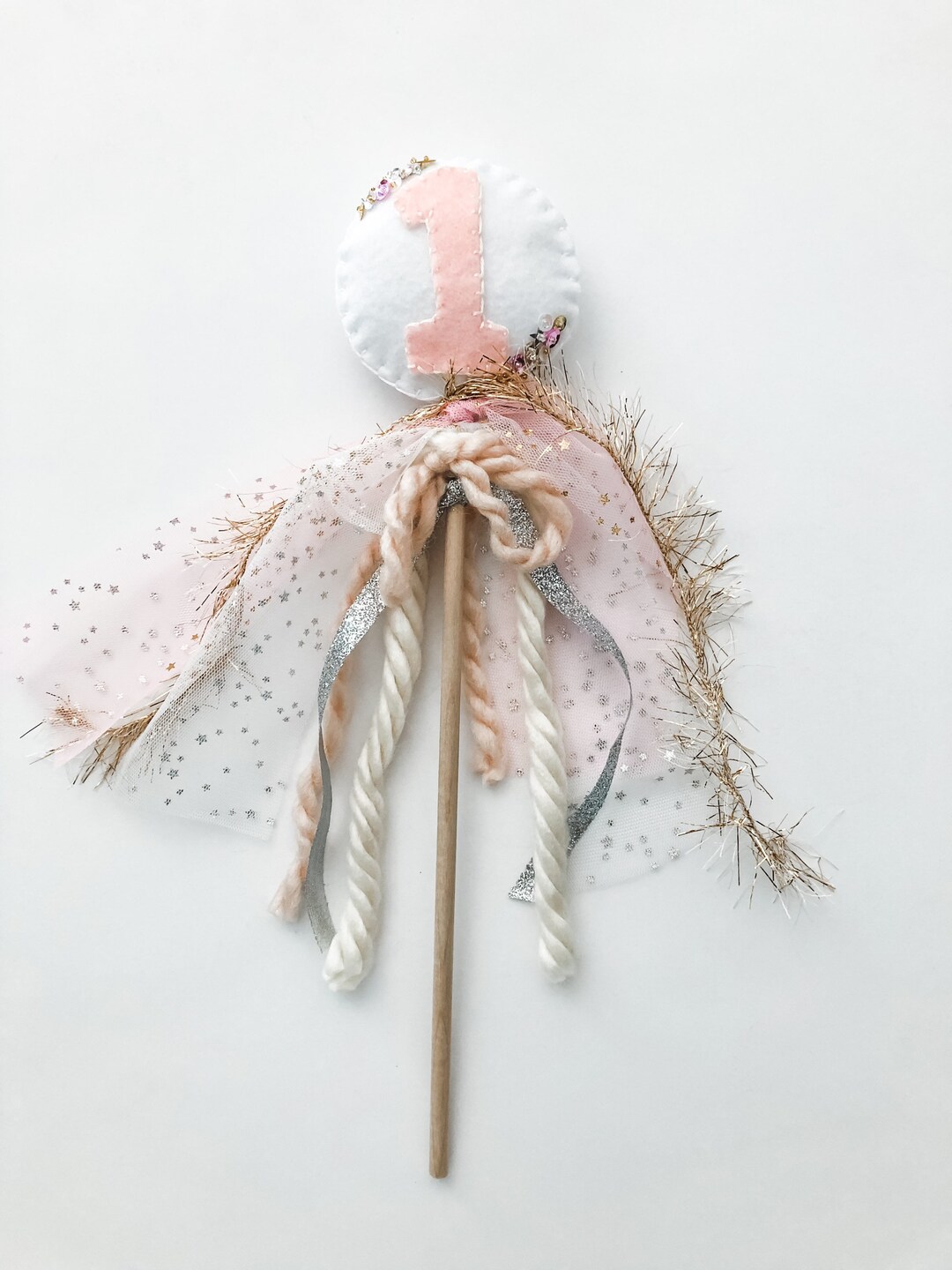 Birthday Wand//magicwand•birthday Magic Wand•woodenwand•felt Rainbow ...