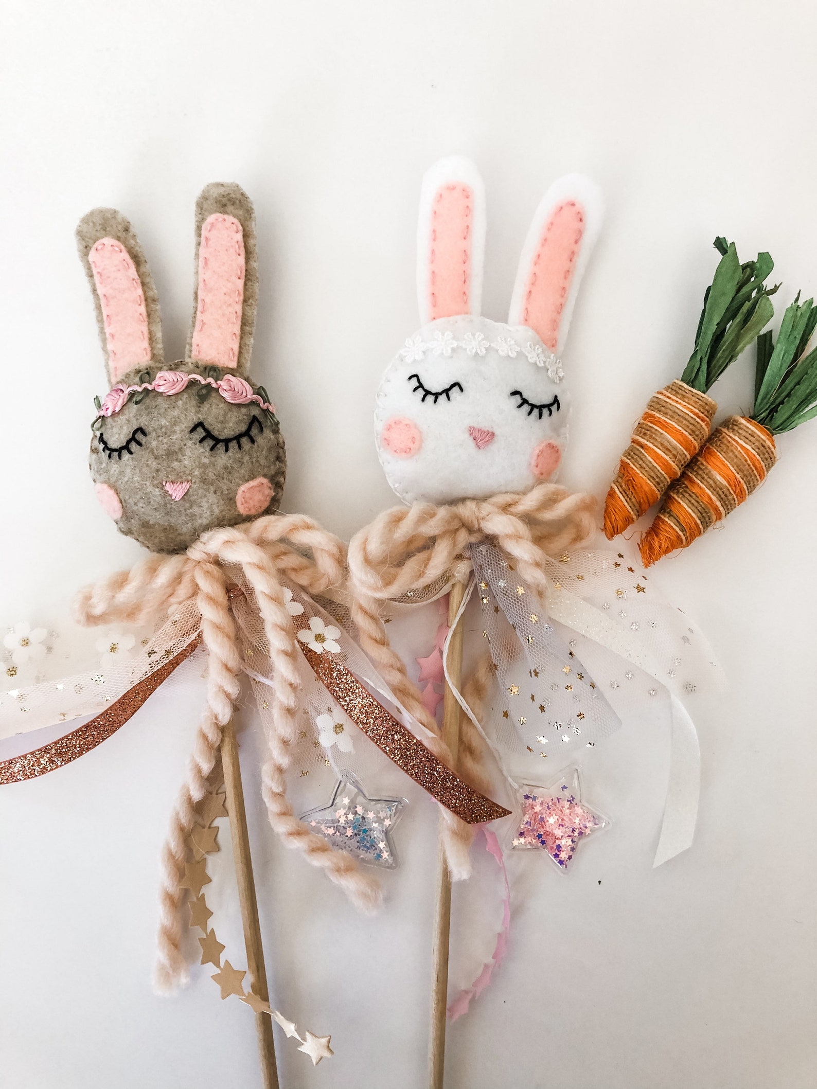 Bunny Wand//magicwandeaster - Etsy