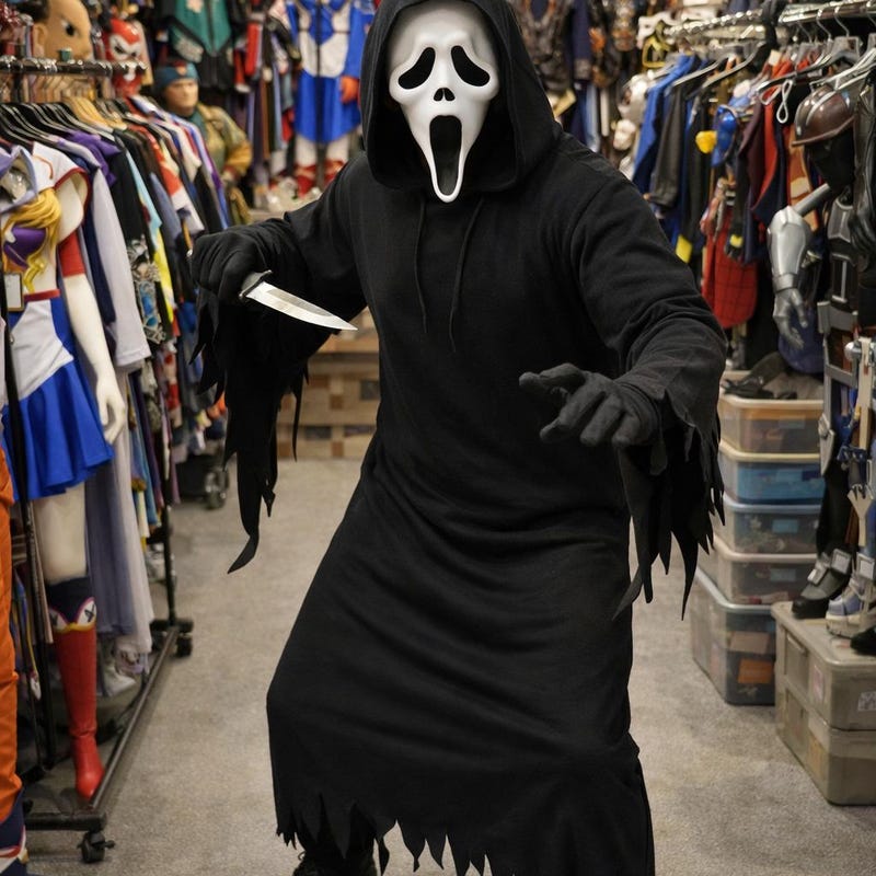 Ghostface Robe - Etsy