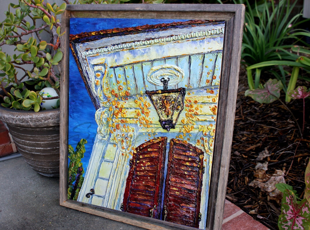 Creole Welcome - GICLEE Stretched Canvas - Etsy