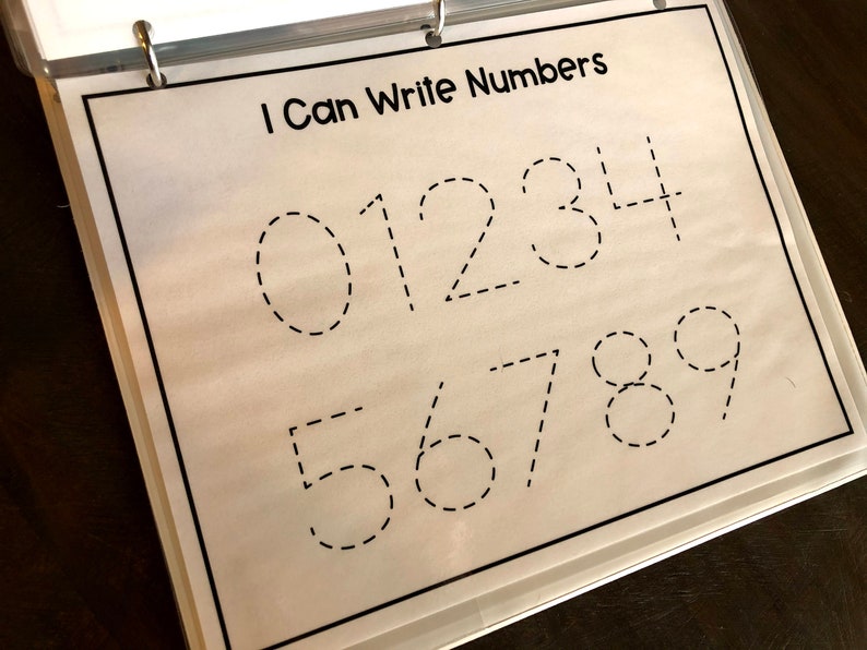 Preschool Learning Binder Printable DIGITAL DOWNLOAD - Etsy