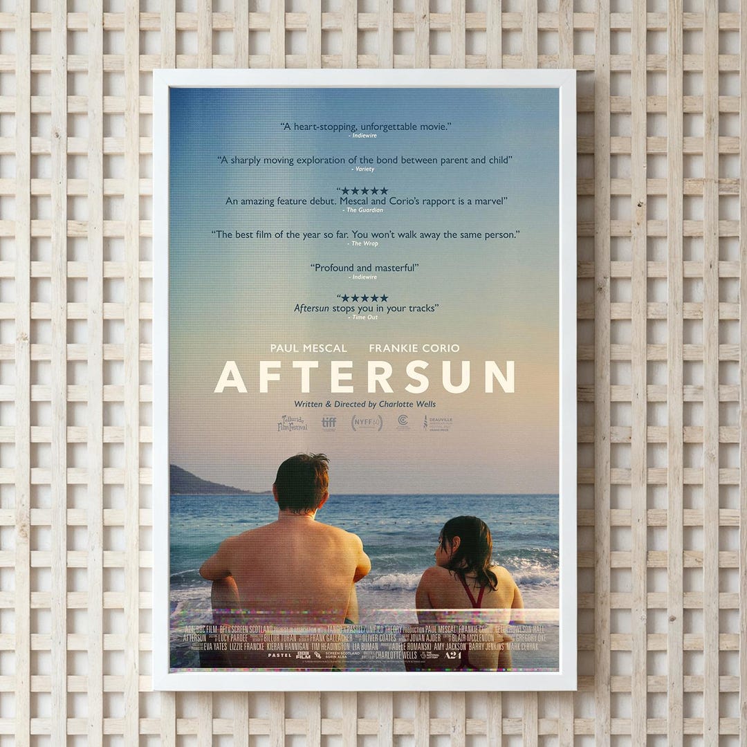 Aftersun 2022 Movie Posters, HD Canvas Prints, Movie Scenes, Vintage ...