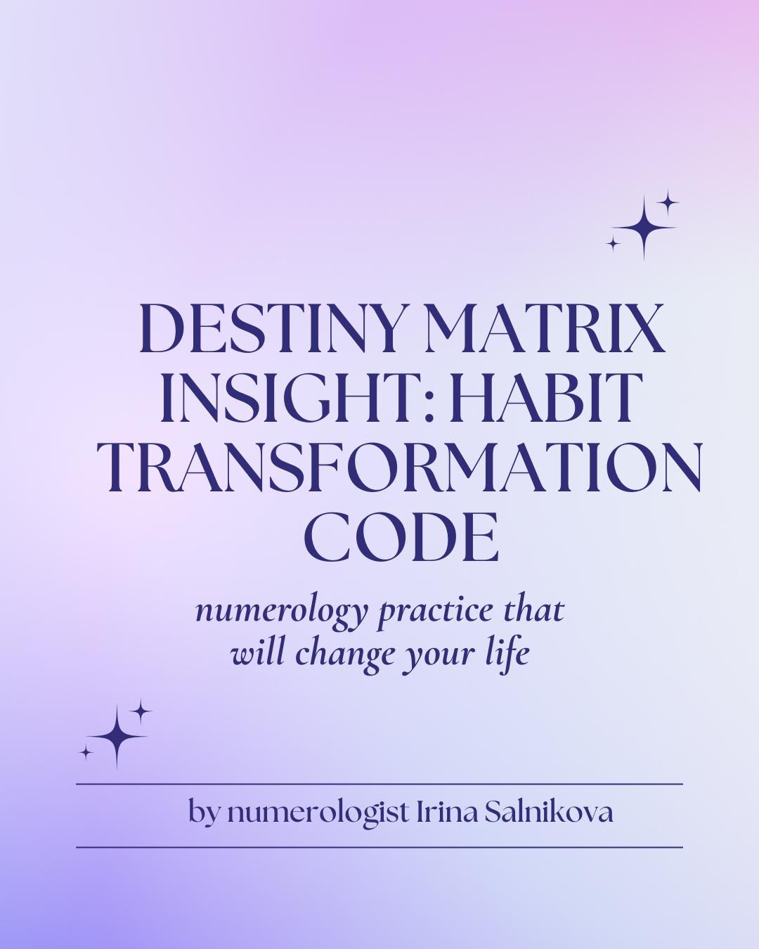 Destiny Matrix Insight: Habit Transformation Code - Etsy