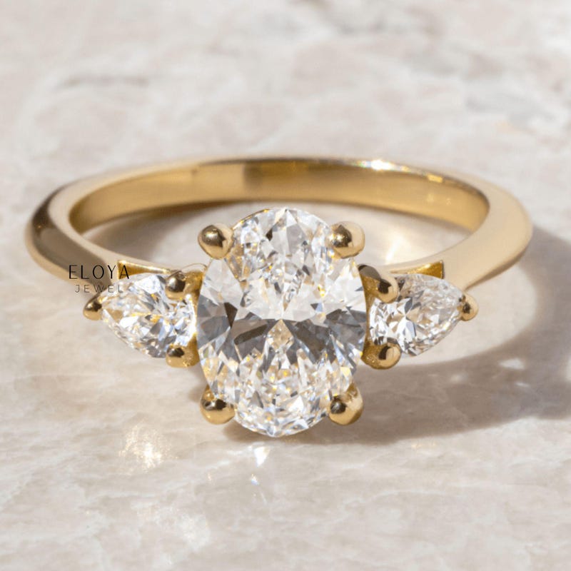 Yellow Pear and Oval - Etsy