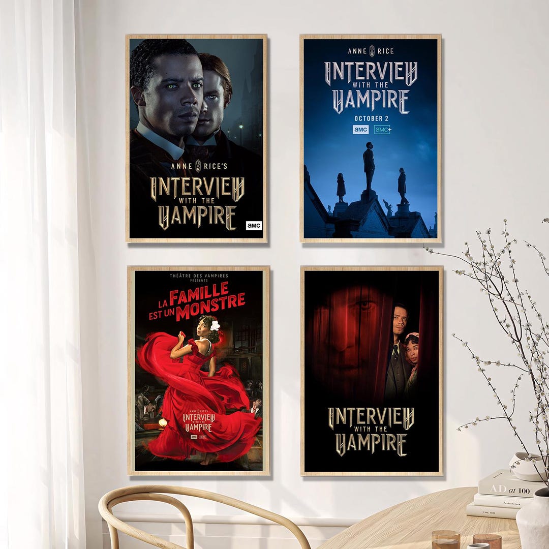 Interview With the Vampire Canvas Print, Gothic Home Decor - Etsy UK