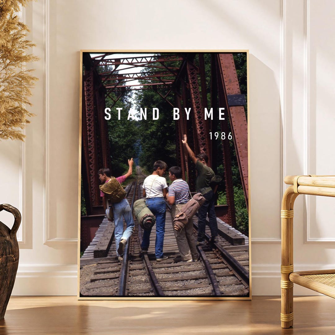 Stand by Me--movie Poster,high Quality Canvas Print, Wall Art, Room ...