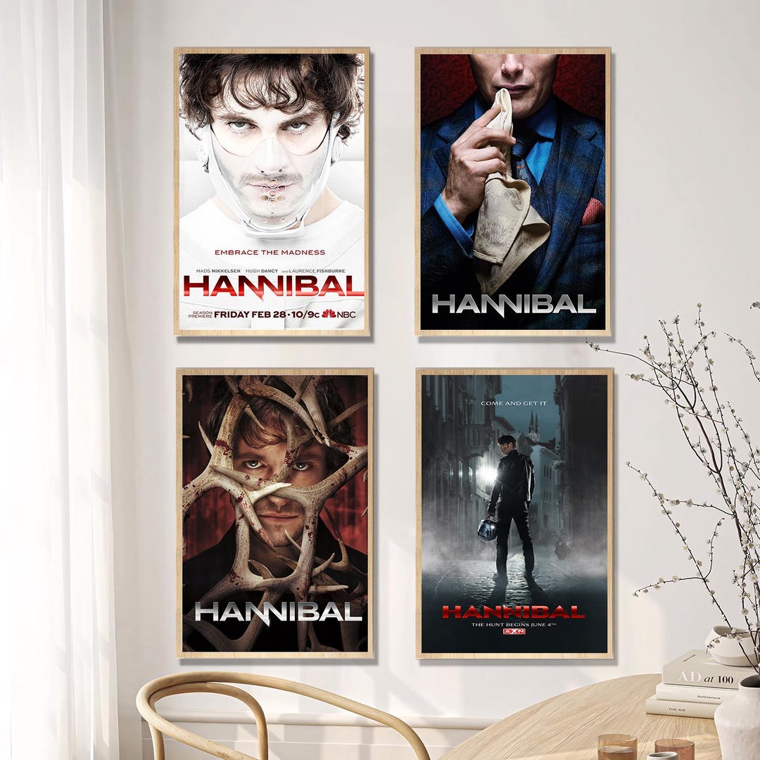 Hannibal--movie Poster,high Quality Canvas Print, Wall Art, Room Decor ...