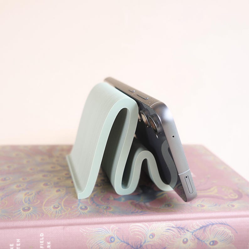 Phone Stand 3d Printed Decor – 3d Print Files 3mf – Minimalist Desk ...