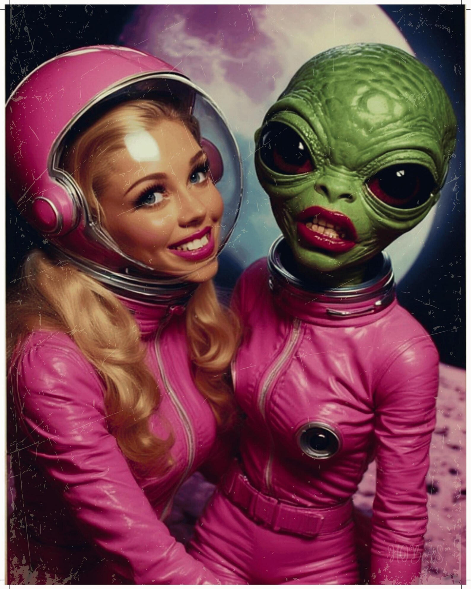 Retro Bimbocore Space Print Set: Y2K Coquette Room Decor (digital ...