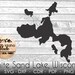 Hayden Lake - Black and Natural Barnwood Framed 3D Lake Sign - CDA ...
