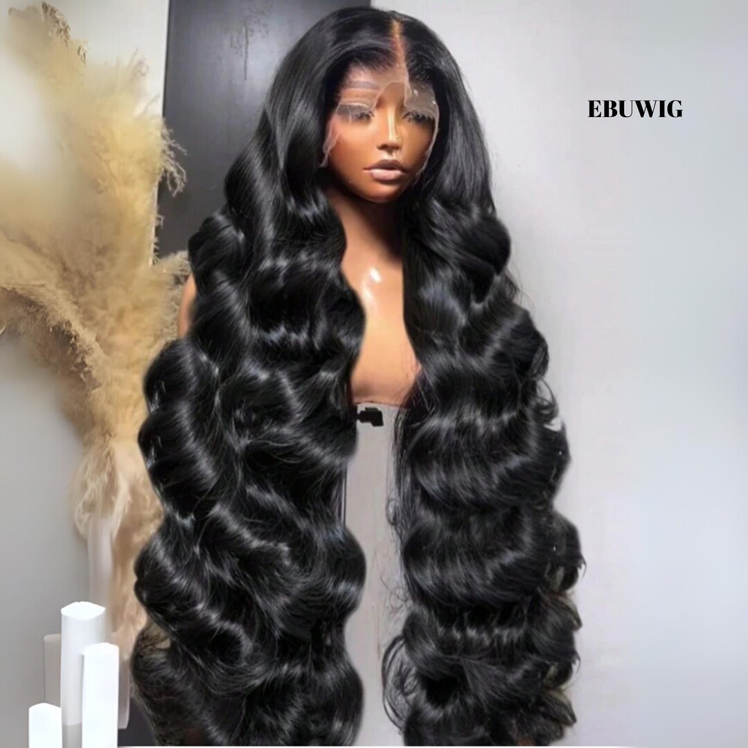 18 Inch Body Wave Wig, 13x6 HD Lace Front Wig, 200% Density Human Hair ...