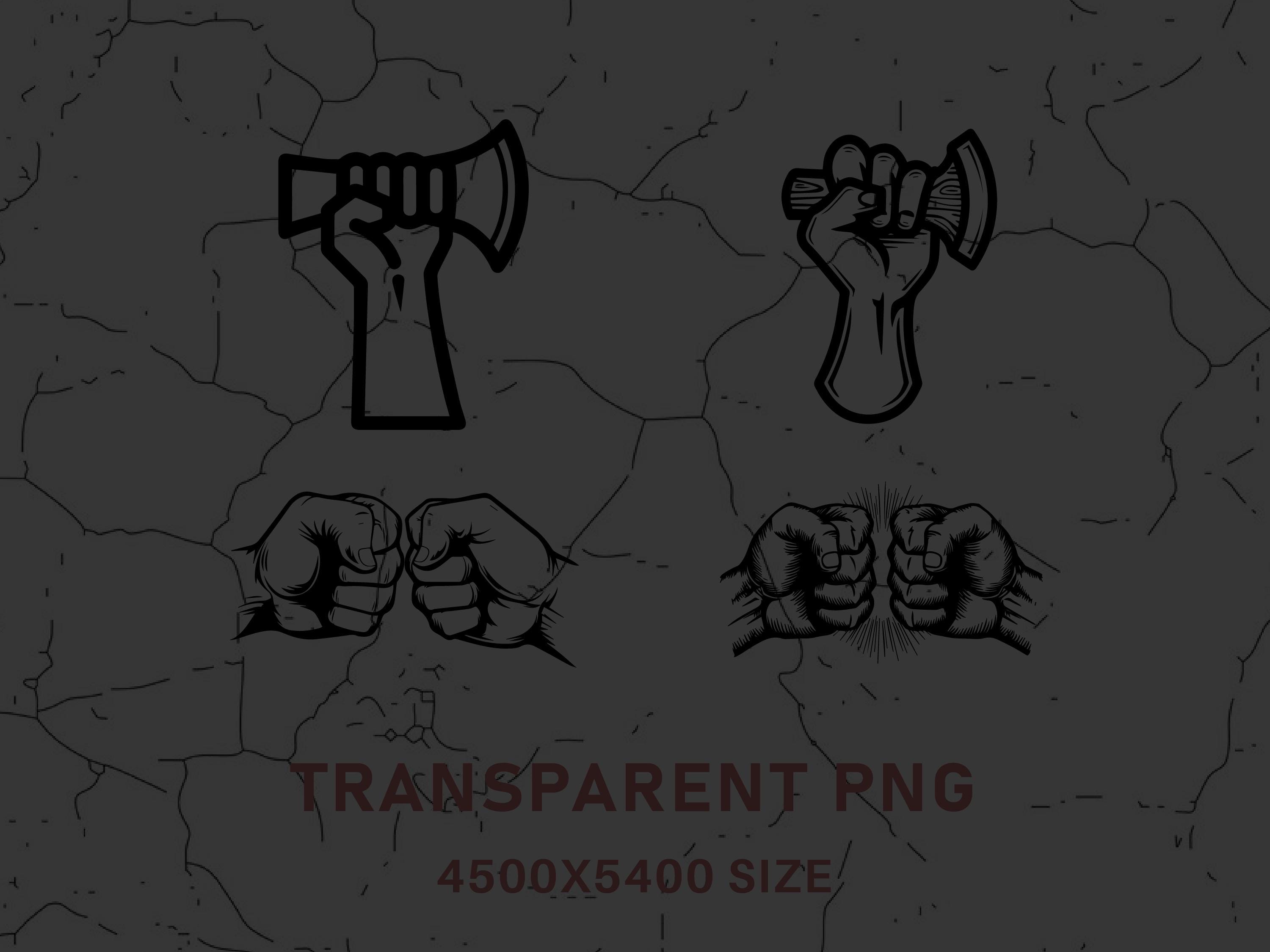 Fist SVG PNG Bundle, Power Hand Clipart, Cricut Cut Files - Etsy