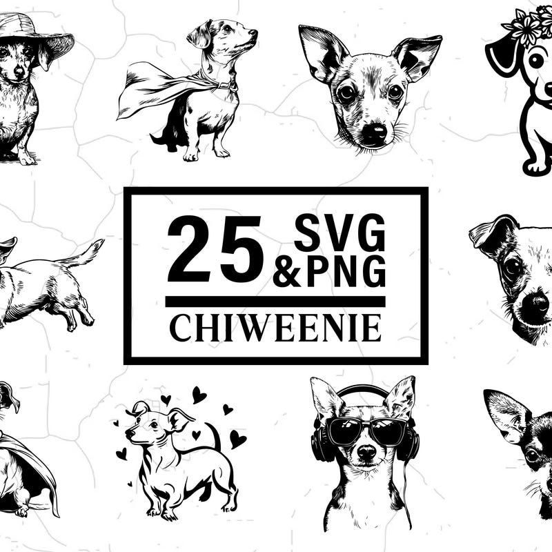Chiweenie Decal - Etsy
