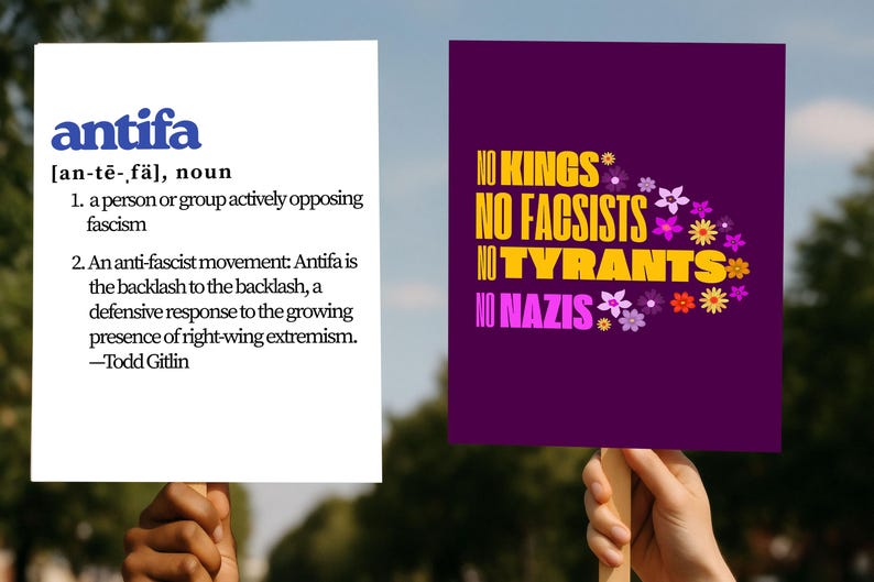 No Kings No Nazis Protest Sign: High-res PNG Digital Download - Etsy