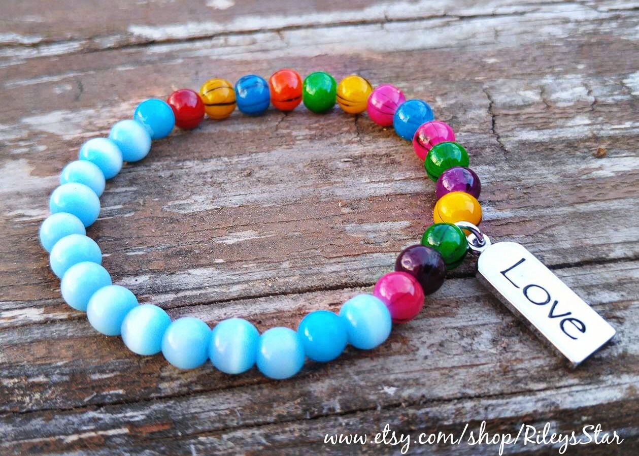 Rainbow Bridge Bracelet and Greeting Card | Etsy