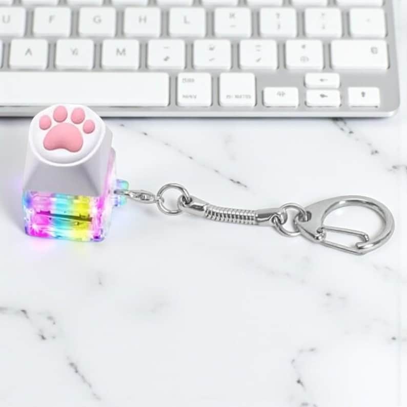 Keycap Fidget Toy, Clicky Switch Tester, Stress Relief Keychain - Etsy