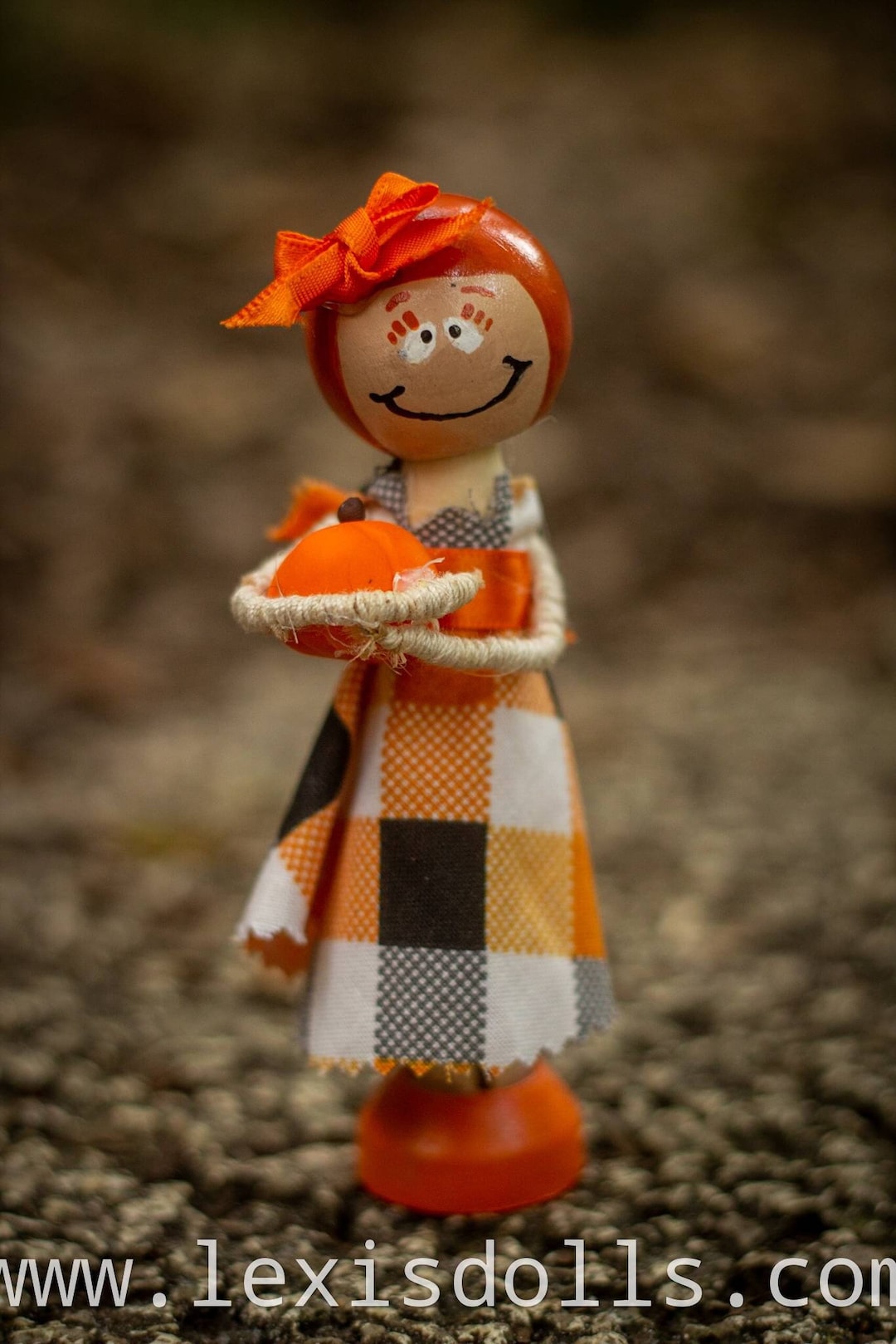 Clothespin Doll, Clothes Pin Doll, Halloween Doll Handmade, Dollhouse ...