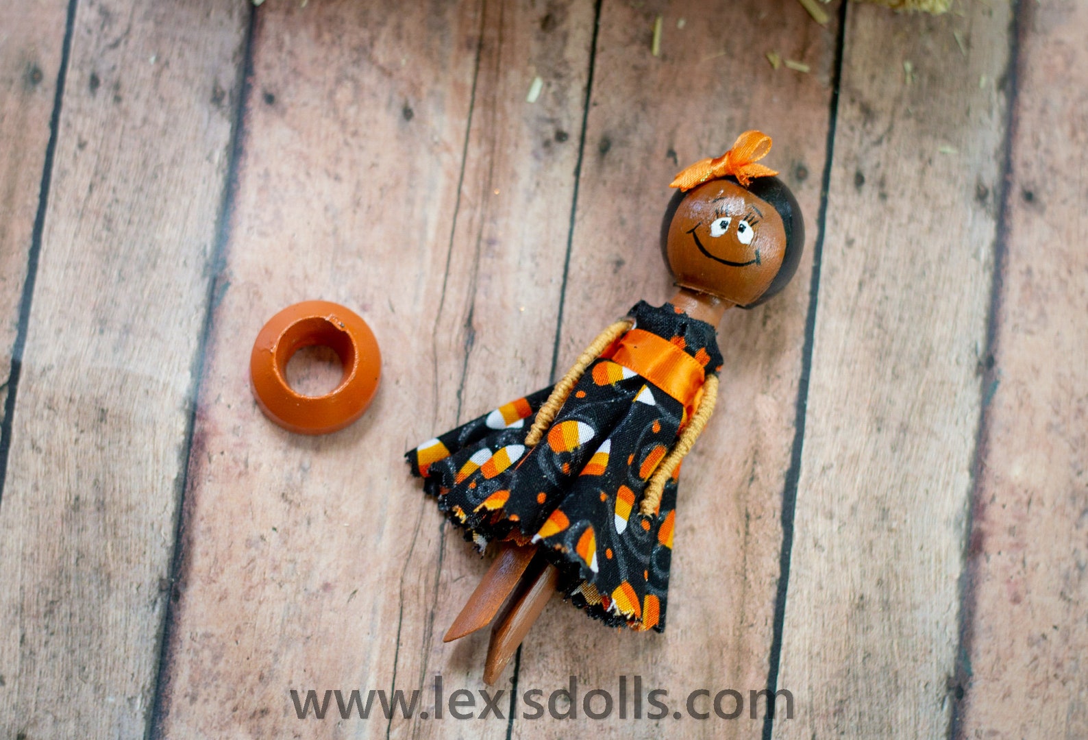 Halloween Dolls Clothespin Doll Clothespin Figure Fall Decorations ...