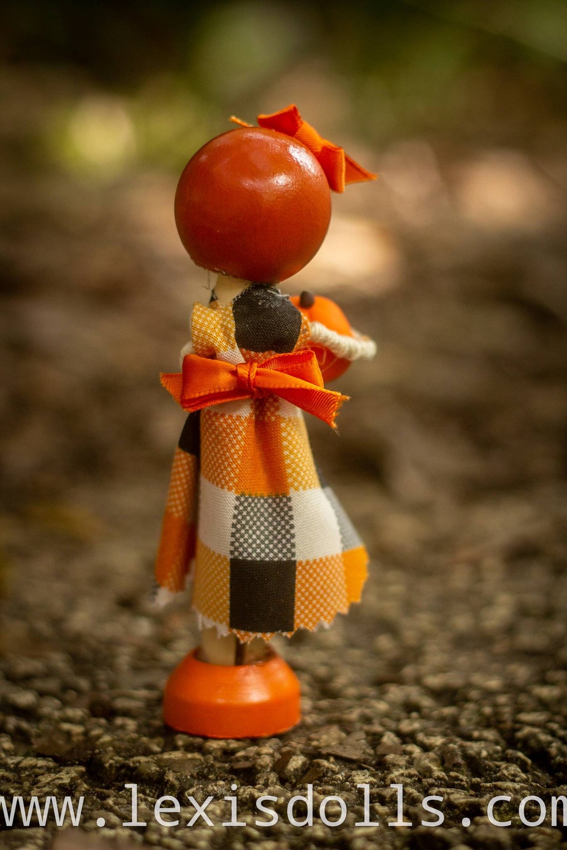 Clothespin Doll, Clothes Pin Doll, Halloween Doll Handmade, Dollhouse ...