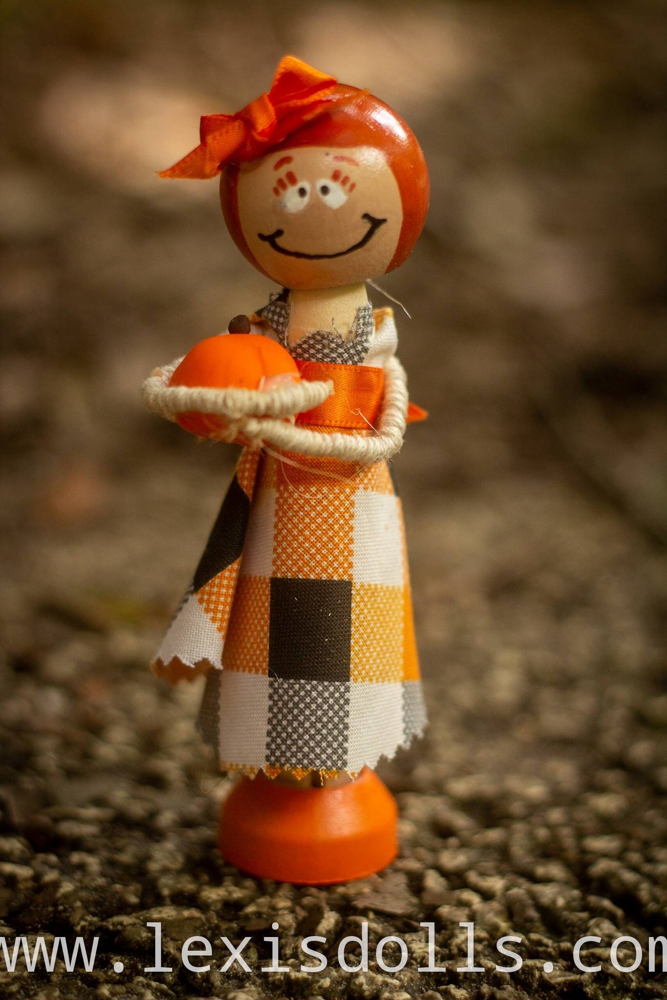 Clothespin Doll, Clothes Pin Doll, Halloween Doll Handmade, Dollhouse ...