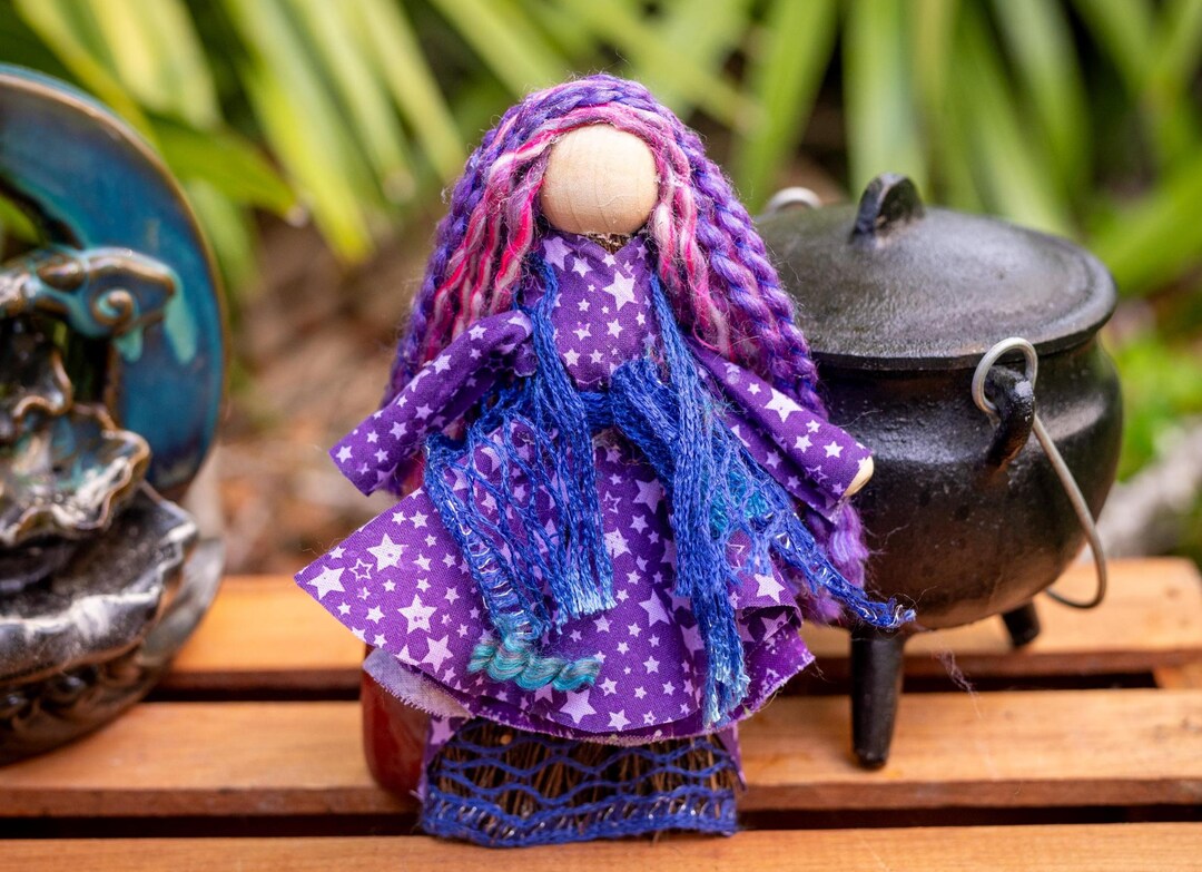 Kitchen Witch Broom Doll: Pagan Altar Decor - Etsy