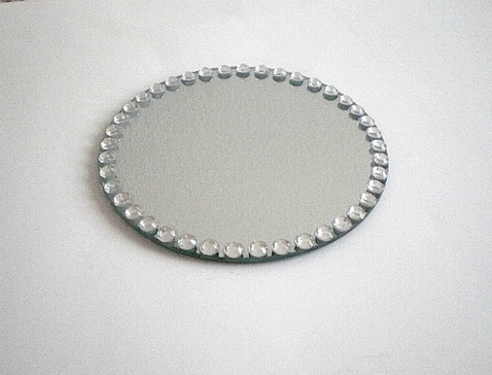 ROUND BLING MIRROR Centerpiece/Candleholder-Decorative Mirror | Etsy