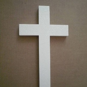 GLITTER WALL CROSS - Sparkling Fine Glitter Cross in Blush/rose or a ...