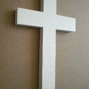 GLITTER WALL CROSS - Sparkling Fine Glitter Cross in Blush/rose or a ...