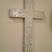 SILVER GLITTER Wall Cross Decorative Super Sparkling - Etsy