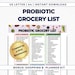 Probiotic Foods Chart: Gut Health Guide (A4 PDF Digital Download) - Etsy