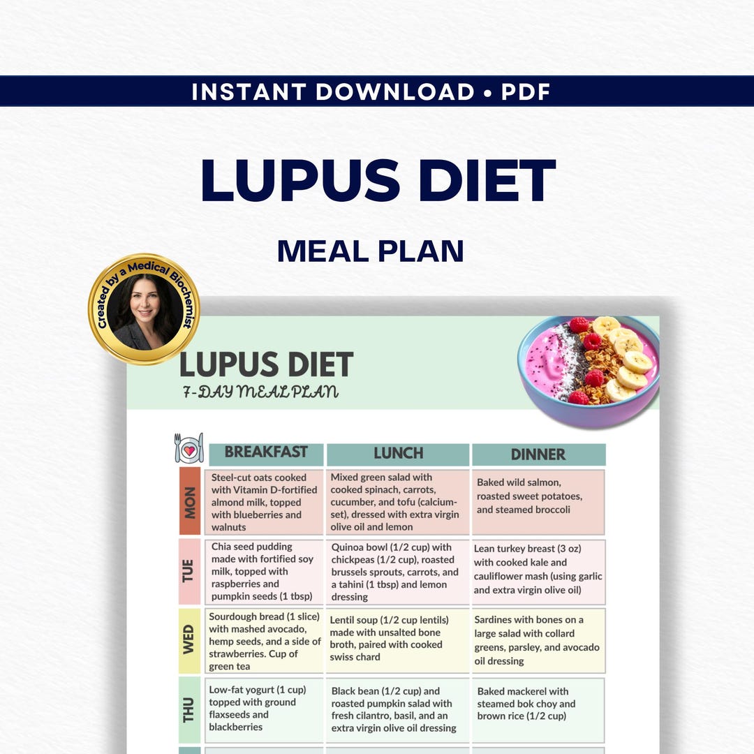 Extraordinary Lupus Diet Meal Plan Pdf Pictures