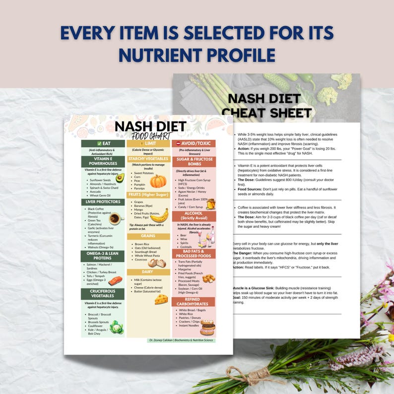 NASH Diet Food List - Fatty Liver Support, Foods to Eat & Avoid ...