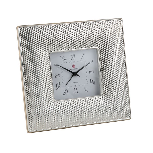 Silver Alarm Clock - Etsy