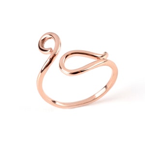 Solid Gold Swan Ring, Bird Jewelry Swan, Girly Ring Band Animal - Etsy