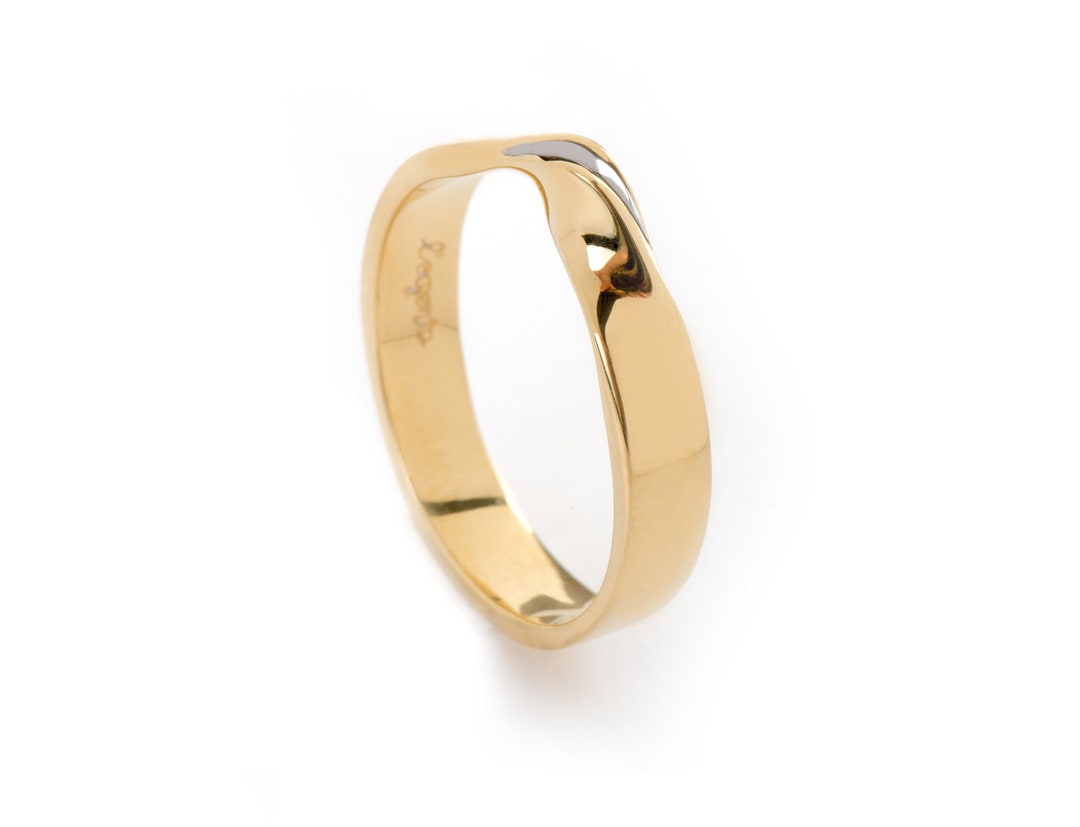 Solid Gold Mobius Band, Infinity Ring Simple, Wedding Band Eternity - Etsy