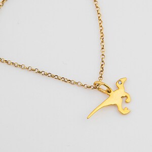 Velociraptor Diamond Pendant, Solid Gold Raptor Jewelry, Precious Stone ...