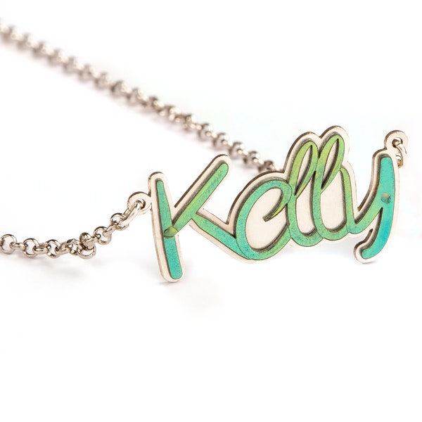 Custom Word Necklace - Etsy