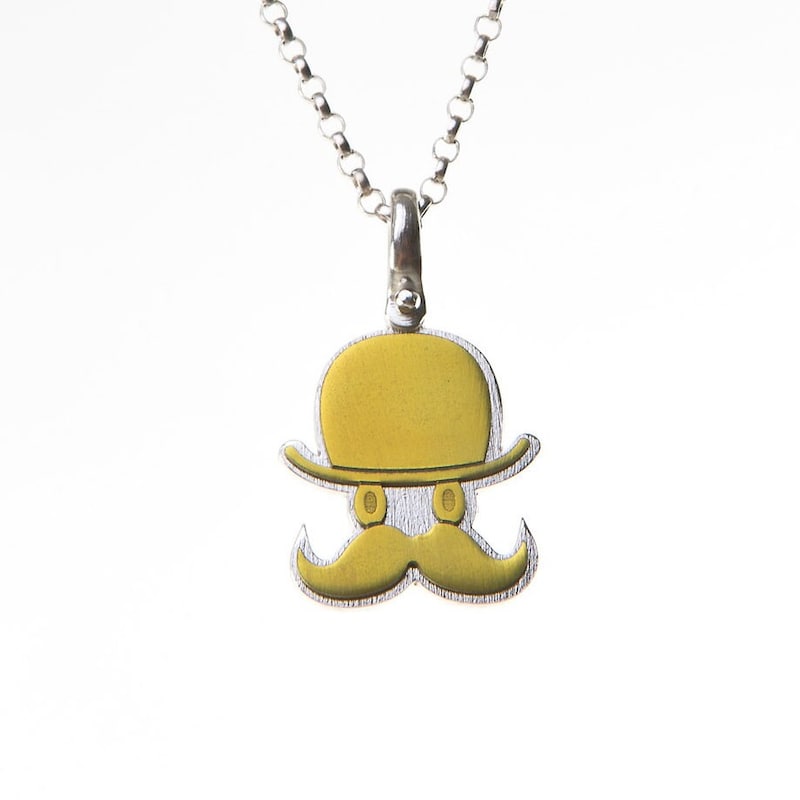 Mustache Necklace - Etsy
