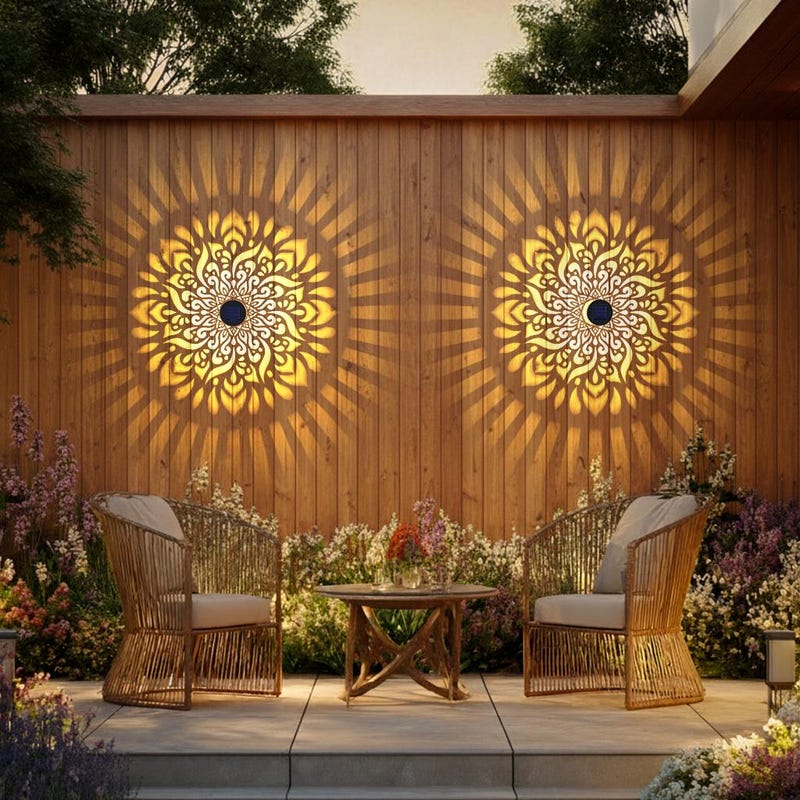 Solar Lights Mandala - Etsy