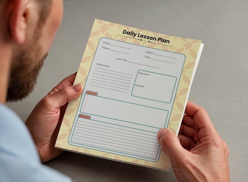 Printable Lesson Plan Template | Weekly and Daily Teacher Planner ...