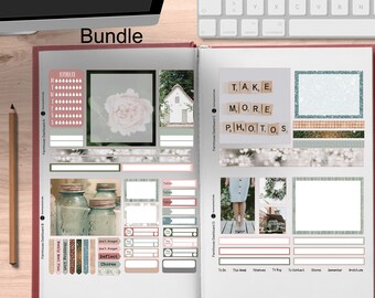 Printable Planner Stickers Dashboard Layout - Etsy